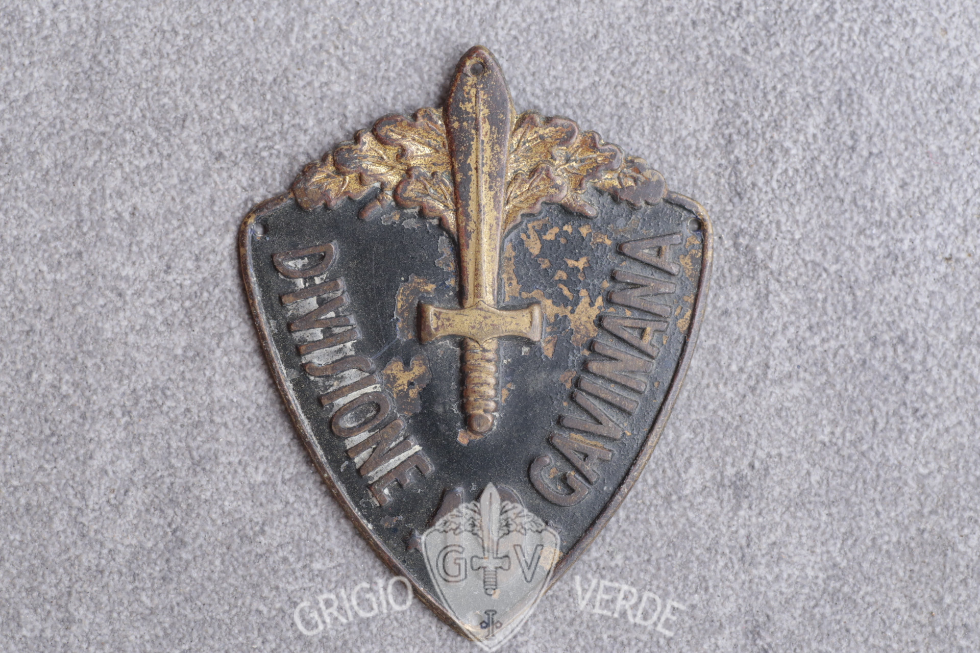 Scudetto da braccio 19°divisione Gavinana - Grigio-verde.eu